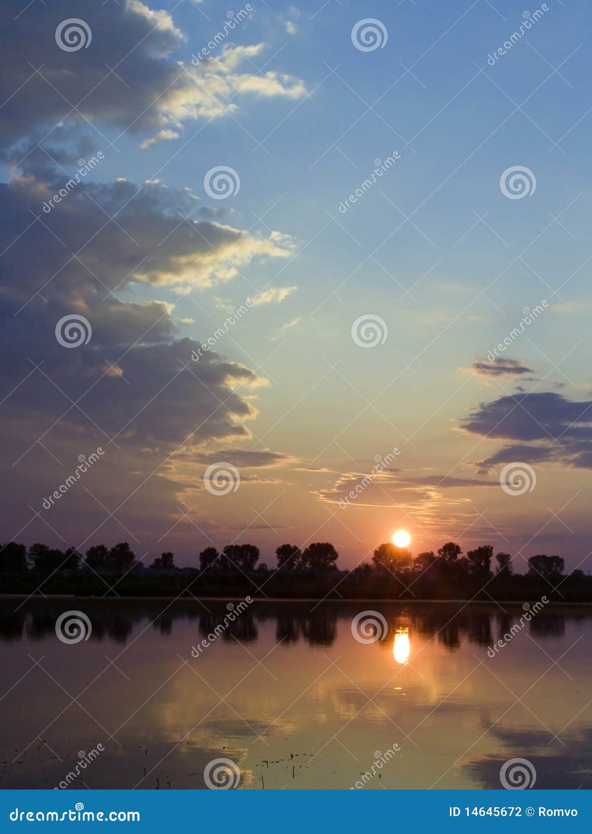 Sun dawn stock photo. Image of morning, blue, water, beam - 14645672