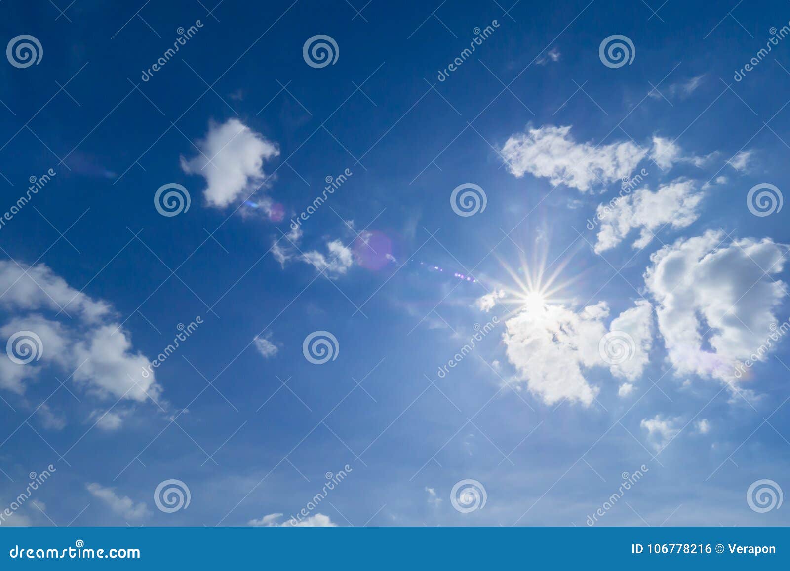 The sun at daylight stock photo. Image of nature, climate - 106778216
