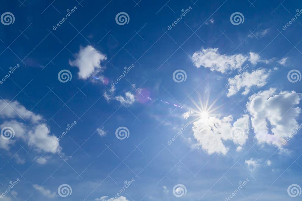 The sun at daylight stock photo. Image of nature, climate - 106778216