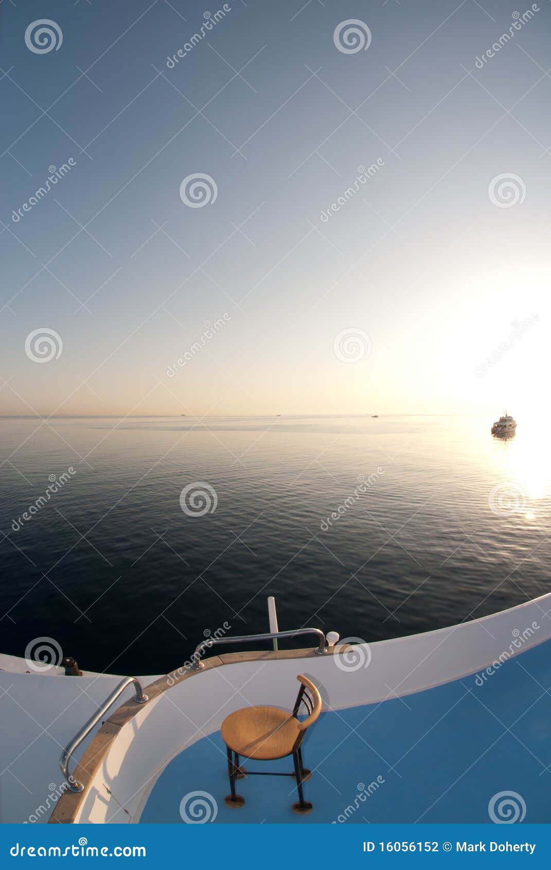 Sun Deck of a Nautical Vessel Stock Photo - Image of clear, deck: 16056152