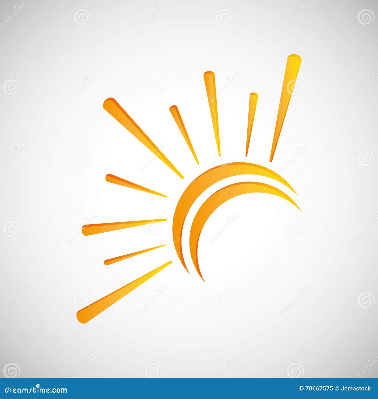 Sun Design. Abstract Icon. Summer Concept Stock Vector - Illustration ...