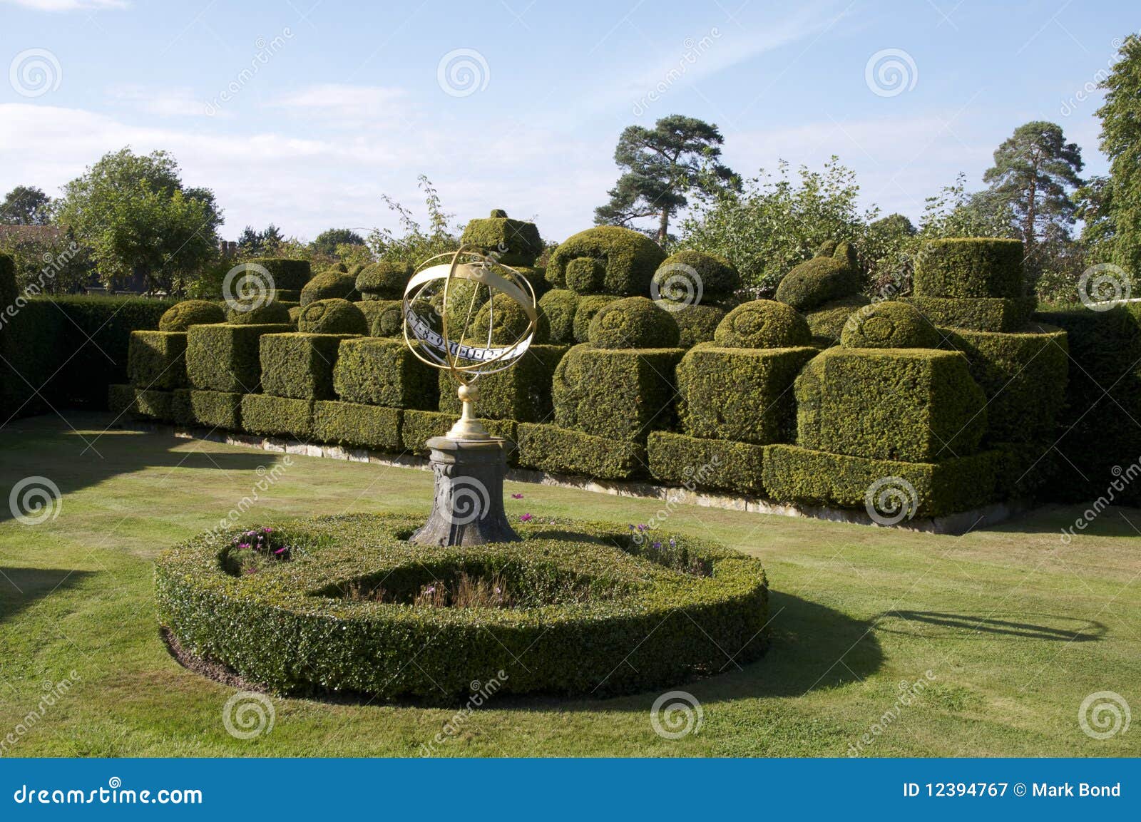 Sun dial stock image. Image of sundial, decorative, stone - 12394767