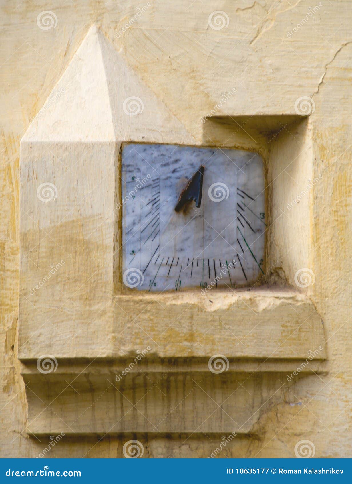 Sun-dial in the mosque stock image. Image of historical - 10635177