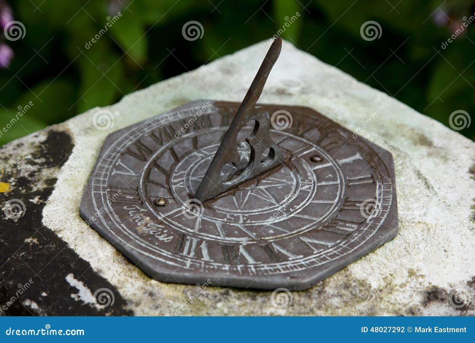 Sun Dial stock photo. Image of garden, britain, numerals - 48027292