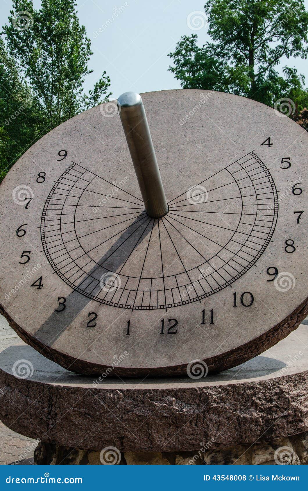 Sun Dial stock photo. Image of signs, peace, fall, autumn - 43548008