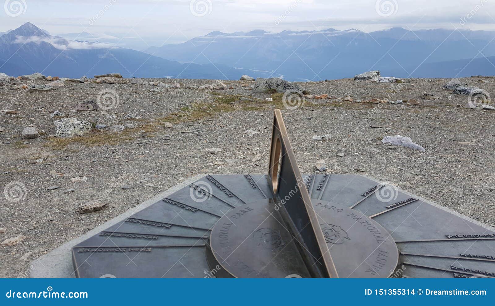 Sun Dial on Top of the World Stock Photo - Image of dial, world: 151355314