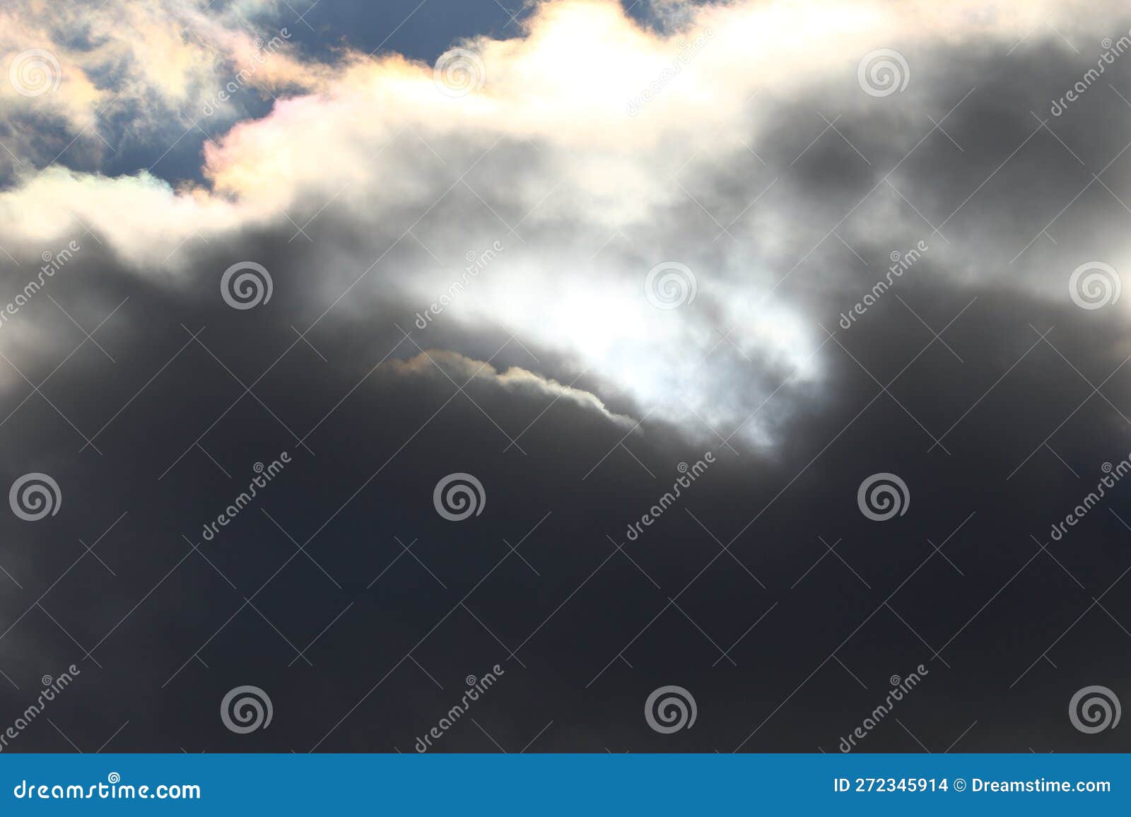 Sun Disk Behind Backlit Clouds Stock Photo - Image of full, dramatic ...