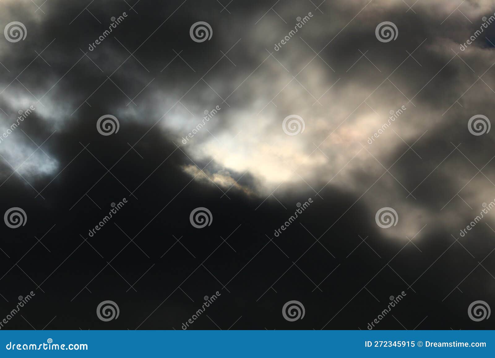 Sun Disk Behind Backlit Clouds Stock Image - Image of radiation ...