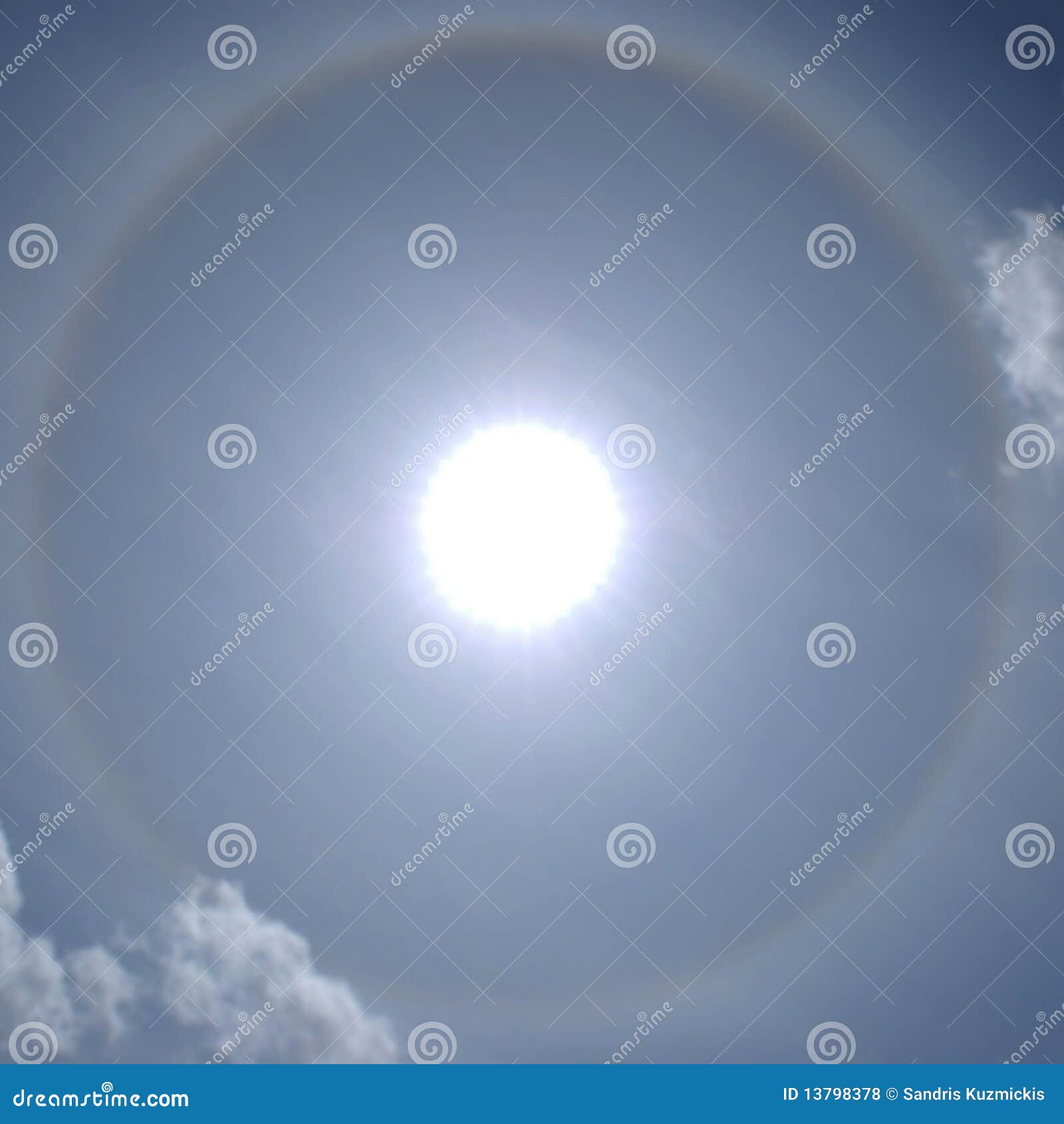 Sun dog stock photo. Image of clouds, latvia, natural - 13798378