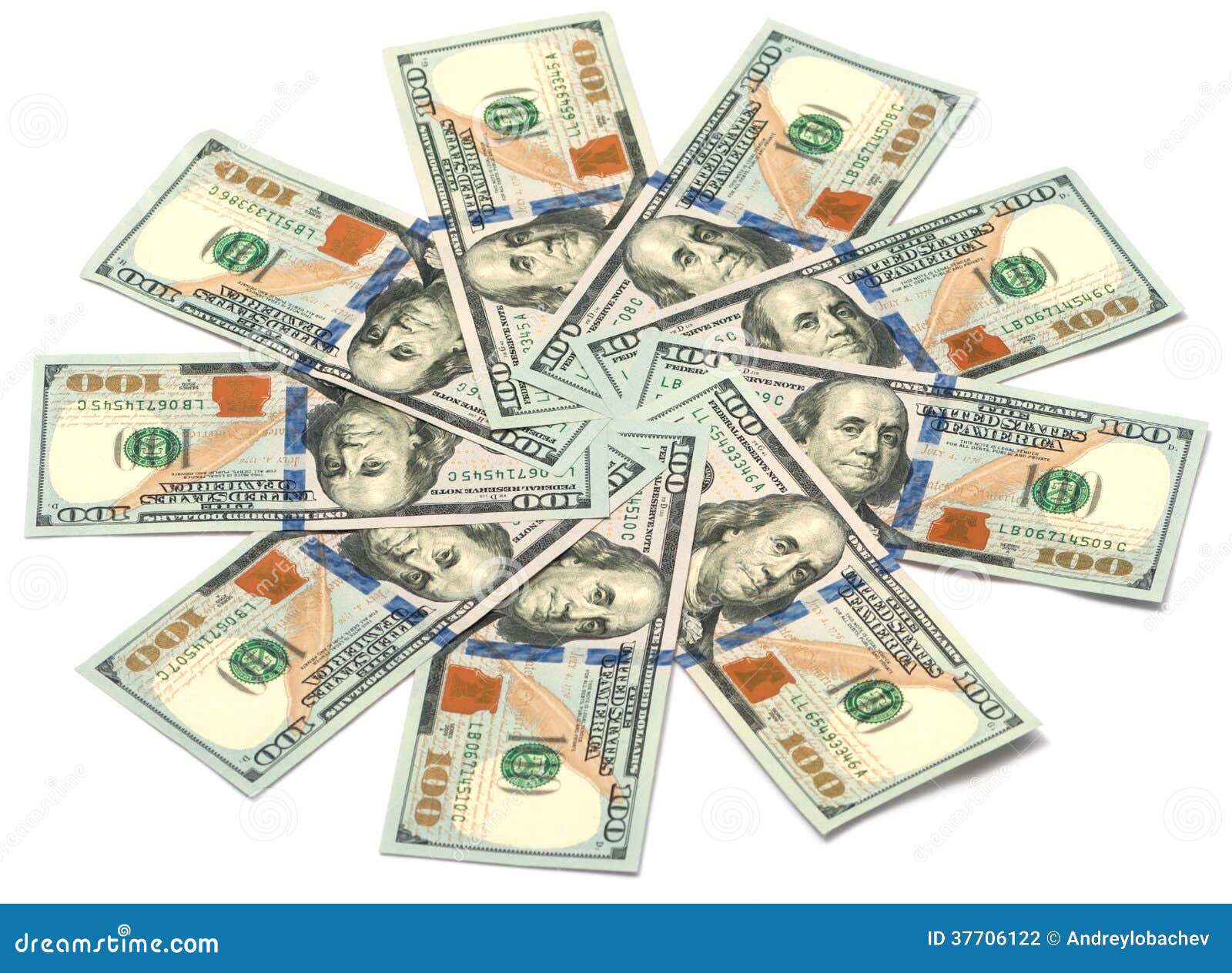 Sun of dollar bills stock photo. Image of loan, pile - 37706122