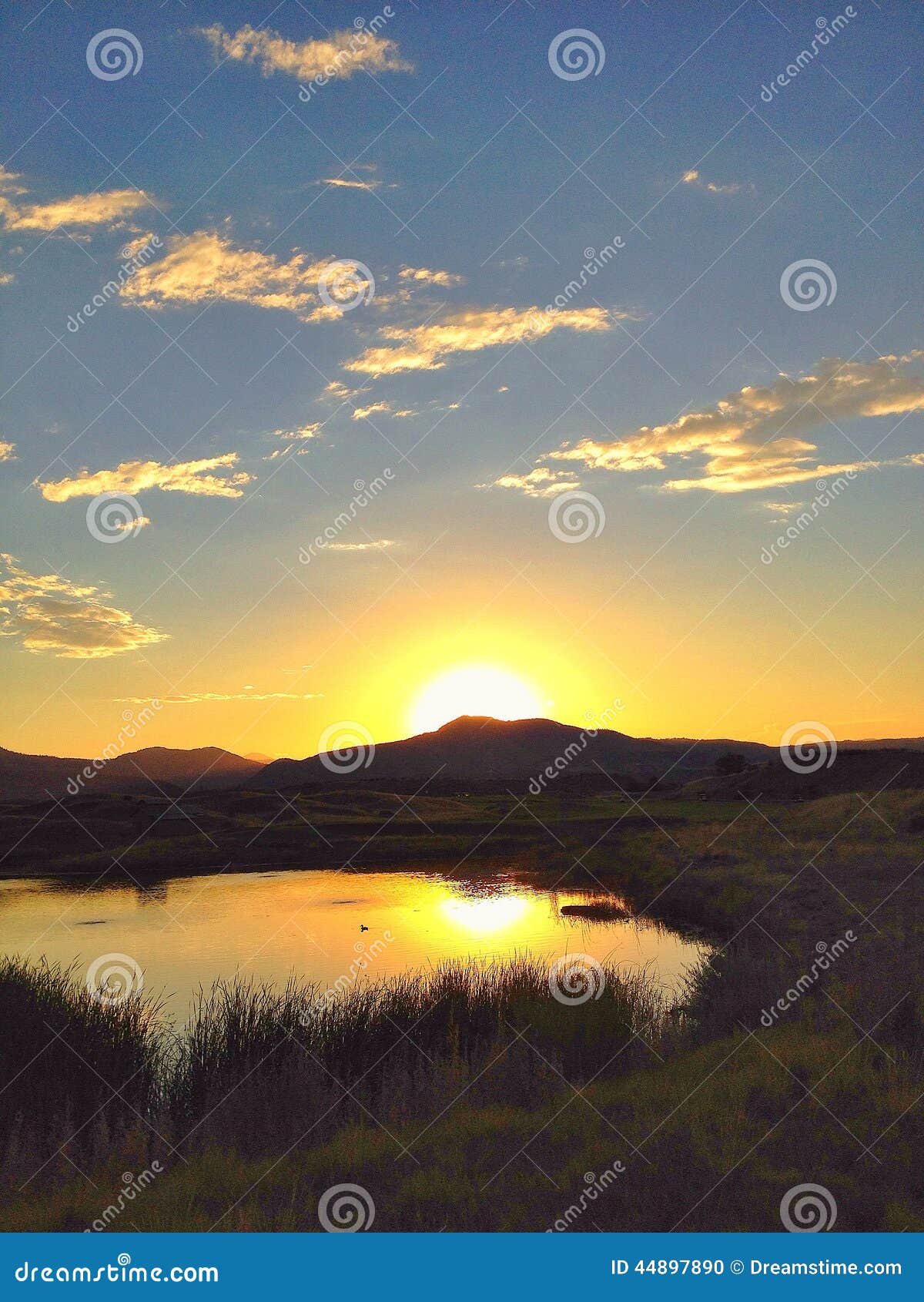 Sun Down stock photo. Image of sunset, nature, clouds - 44897890