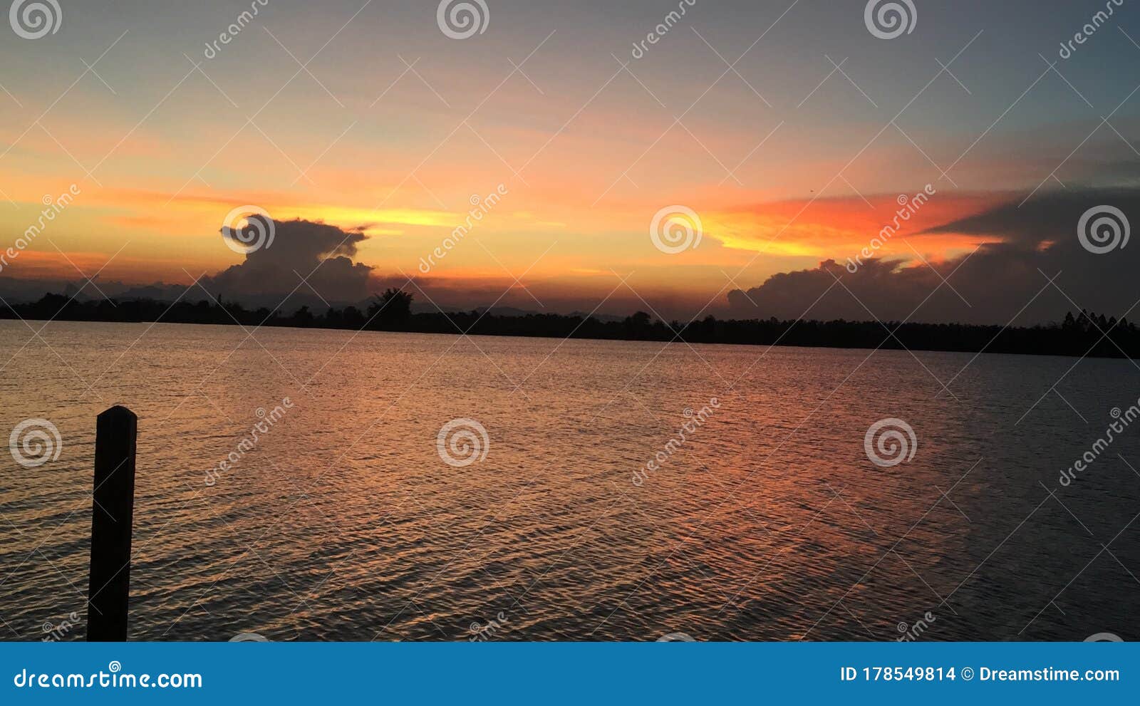 Sun is down stock photo. Image of wind, goodview, water - 178549814