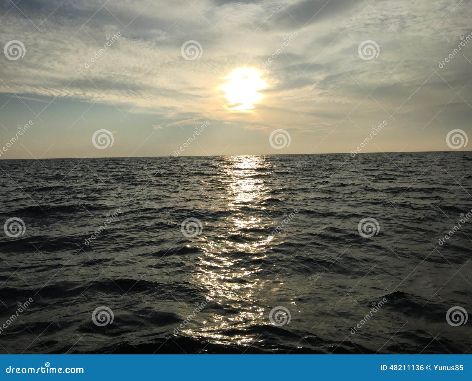 Sun down stock photo. Image of nature, view, ocean, sundown - 48211136