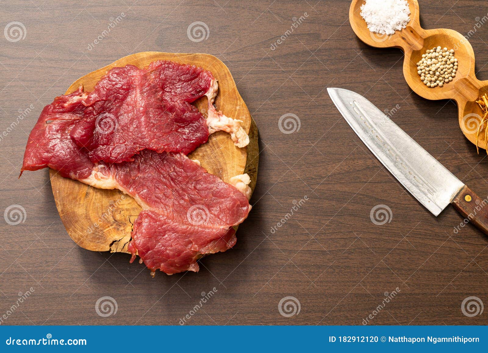 Sun dried beef stock photo. Image of grilled, appetizer - 182912120