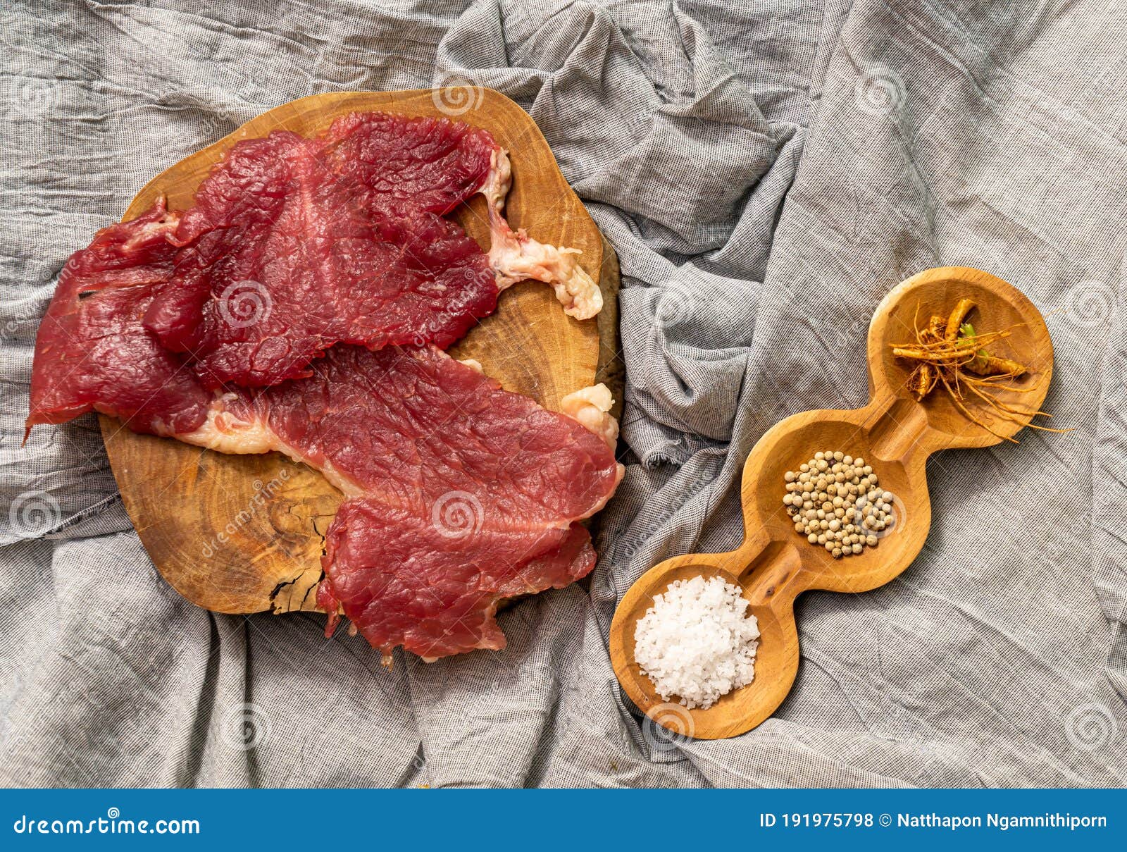 Sun dried beef stock photo. Image of jerky, cuisine - 191975798