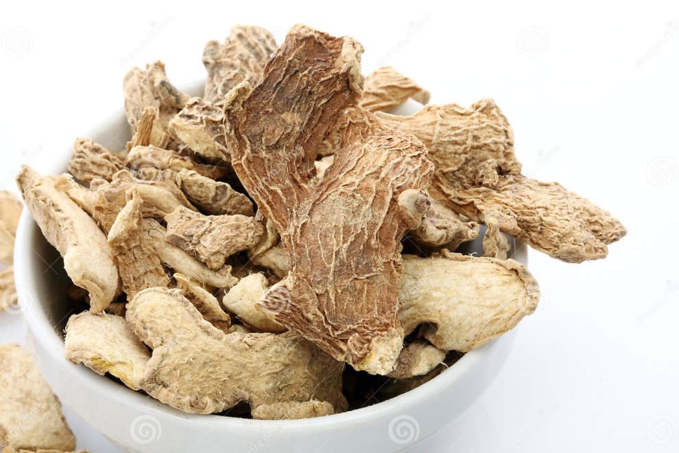 Sun dried ginger stock image. Image of herb, condiment - 20027251