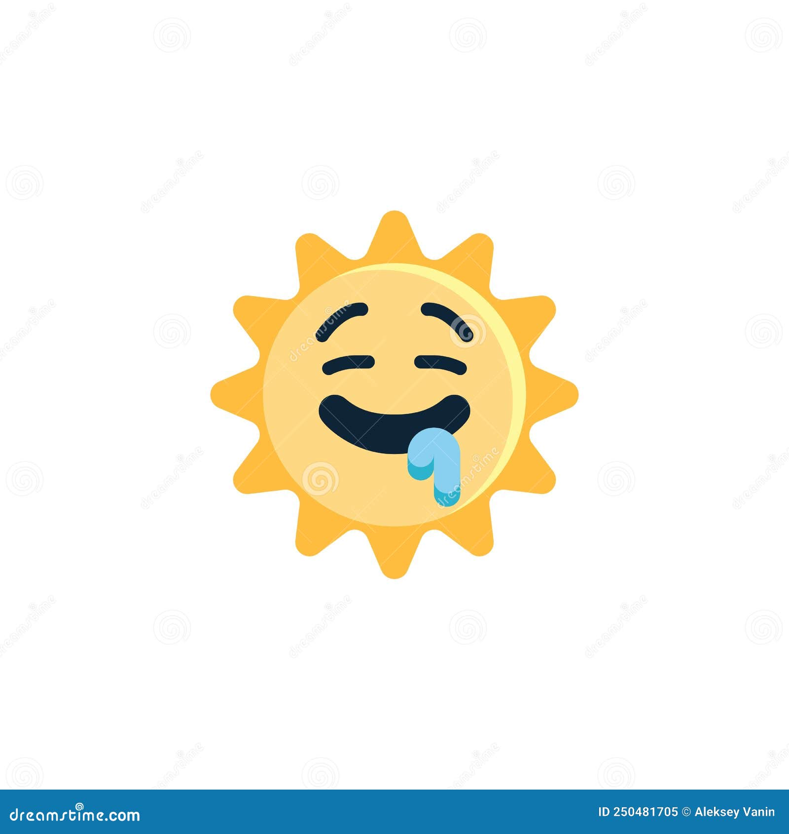 3d Emoji Drooling Face Royalty Free Cartoon 250072349