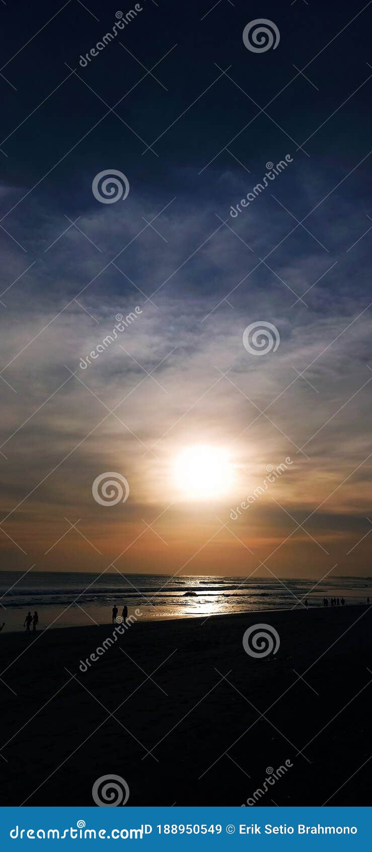 Sun drowning stock image. Image of normal, beach, bali - 188950549