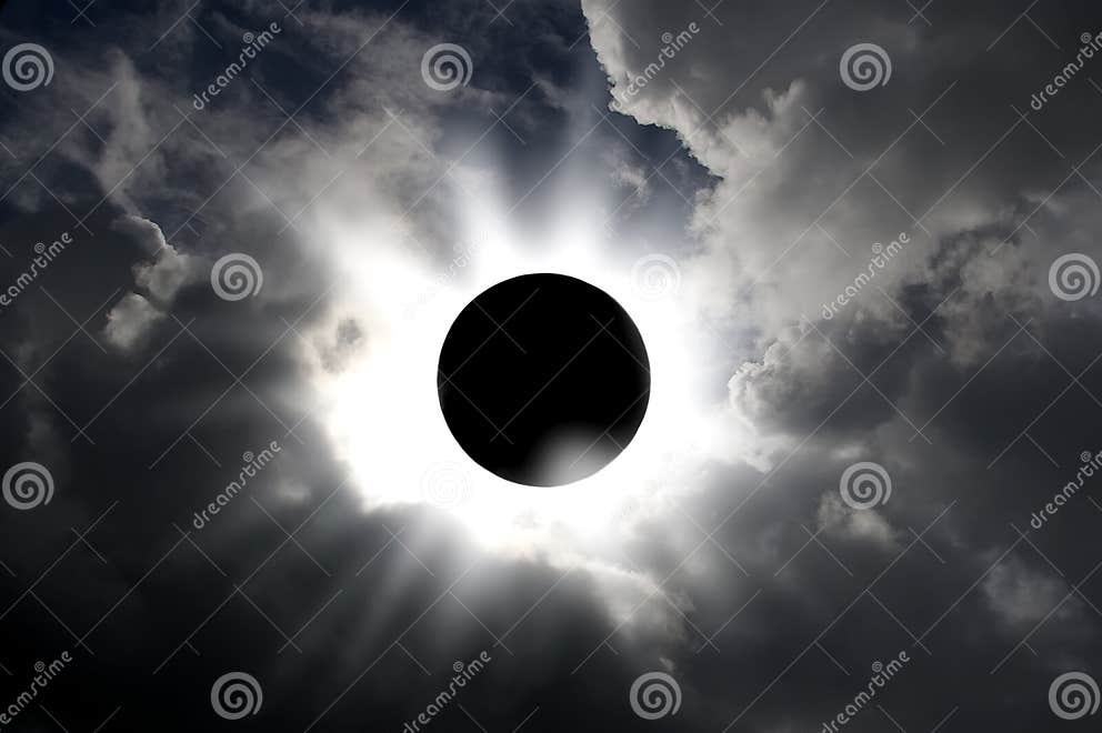 Sun Eclipse stock image. Image of beautiful, globe, astronomy - 34579905