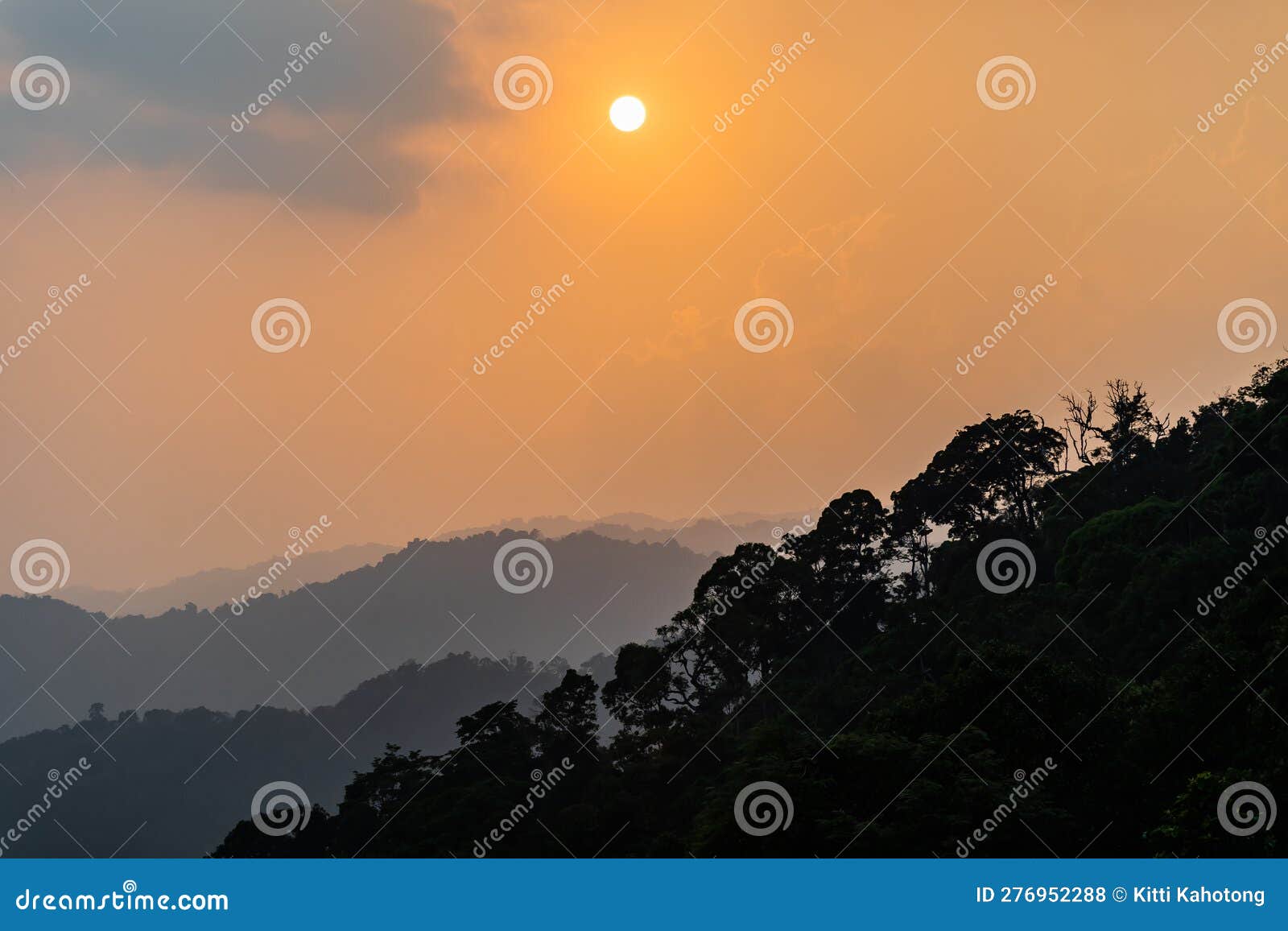 The sun in the evening stock photo. Image of outdoor - 276952288