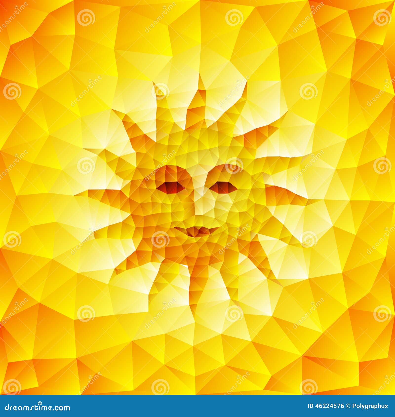 Sun face stock vector. Illustration of vector, vitality - 46224576