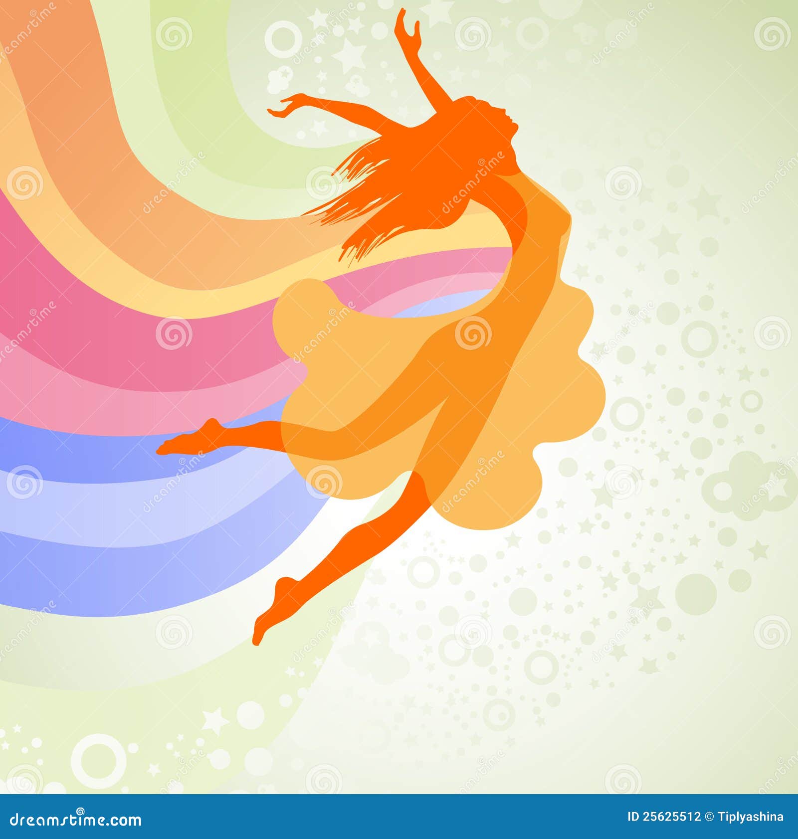 Sun fairy stock vector. Illustration of outdoor, colors - 25625512