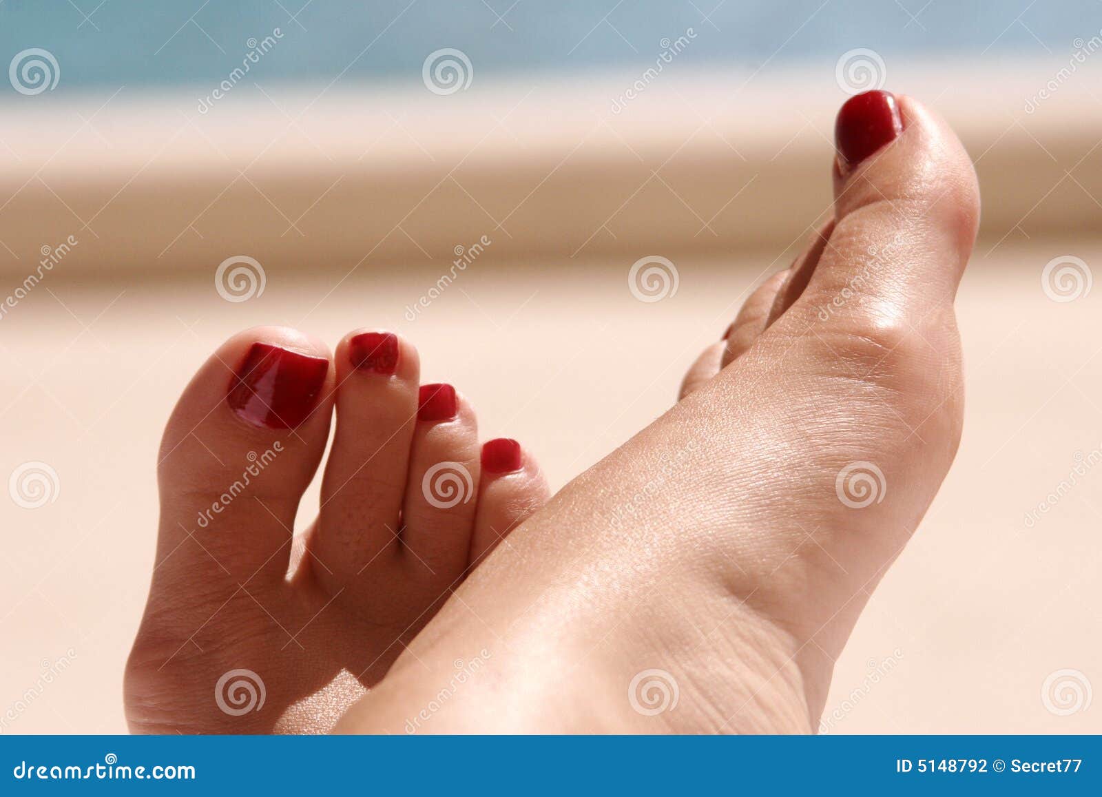 Sun feet stock photo. Image of enjoy, foot, relax, laying - 5148792