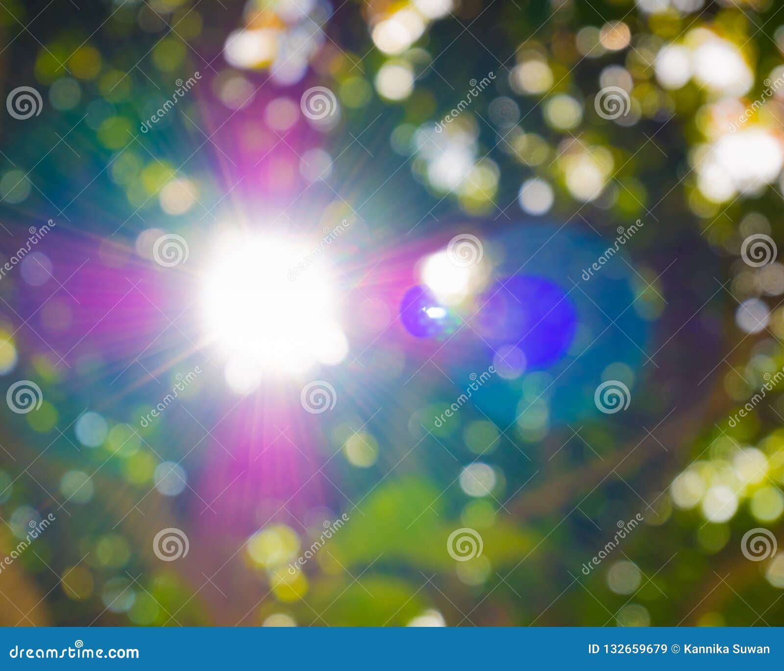 Sun Fire Bokeh is Background Stock Image - Image of summer, background ...