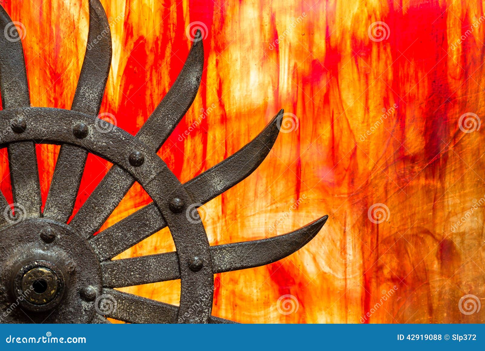 Sun Fire stock photo. Image of stained, background, orange - 42919088
