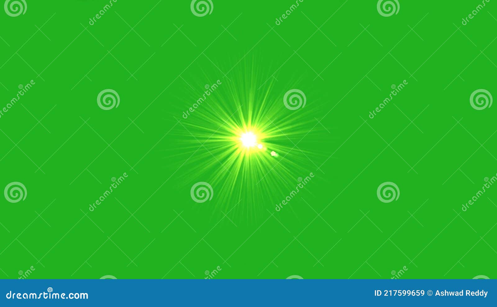 Stunning Lens flare background green screen For your videos and editing ...