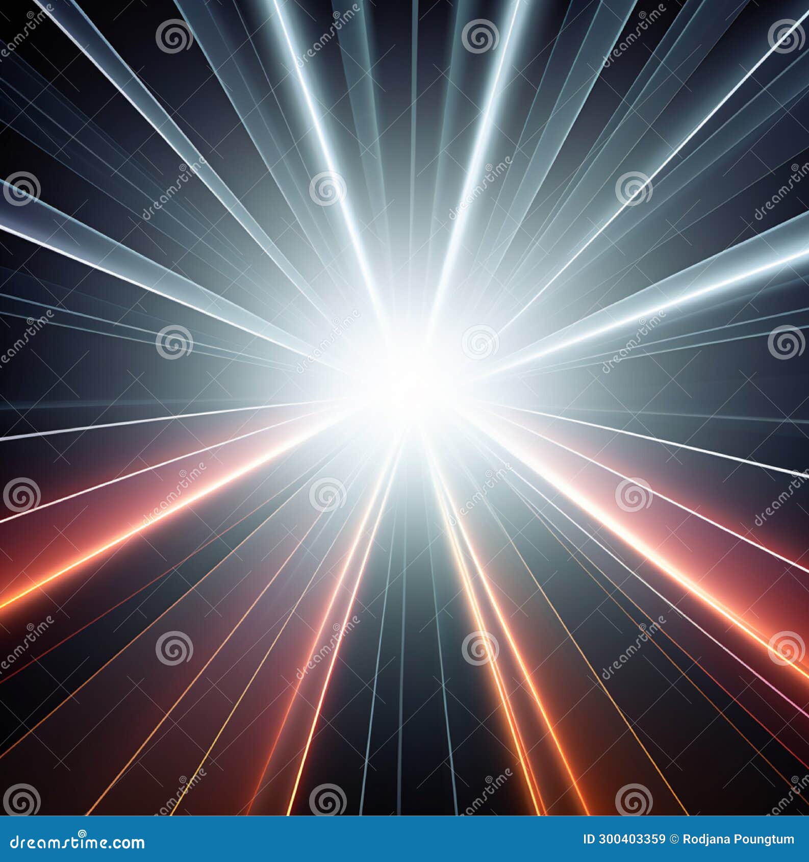 Sun Flash with Rays and Spotlight. Light Effect Stock Illustration ...
