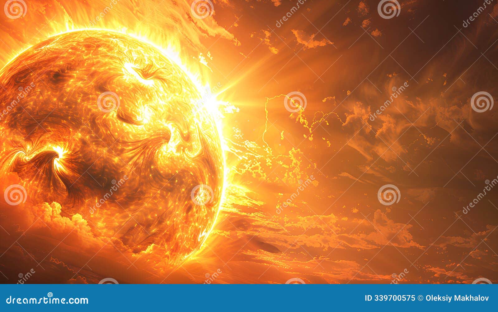 Sun Flash, Solar Energy Burn Stock Illustration - Illustration of ...