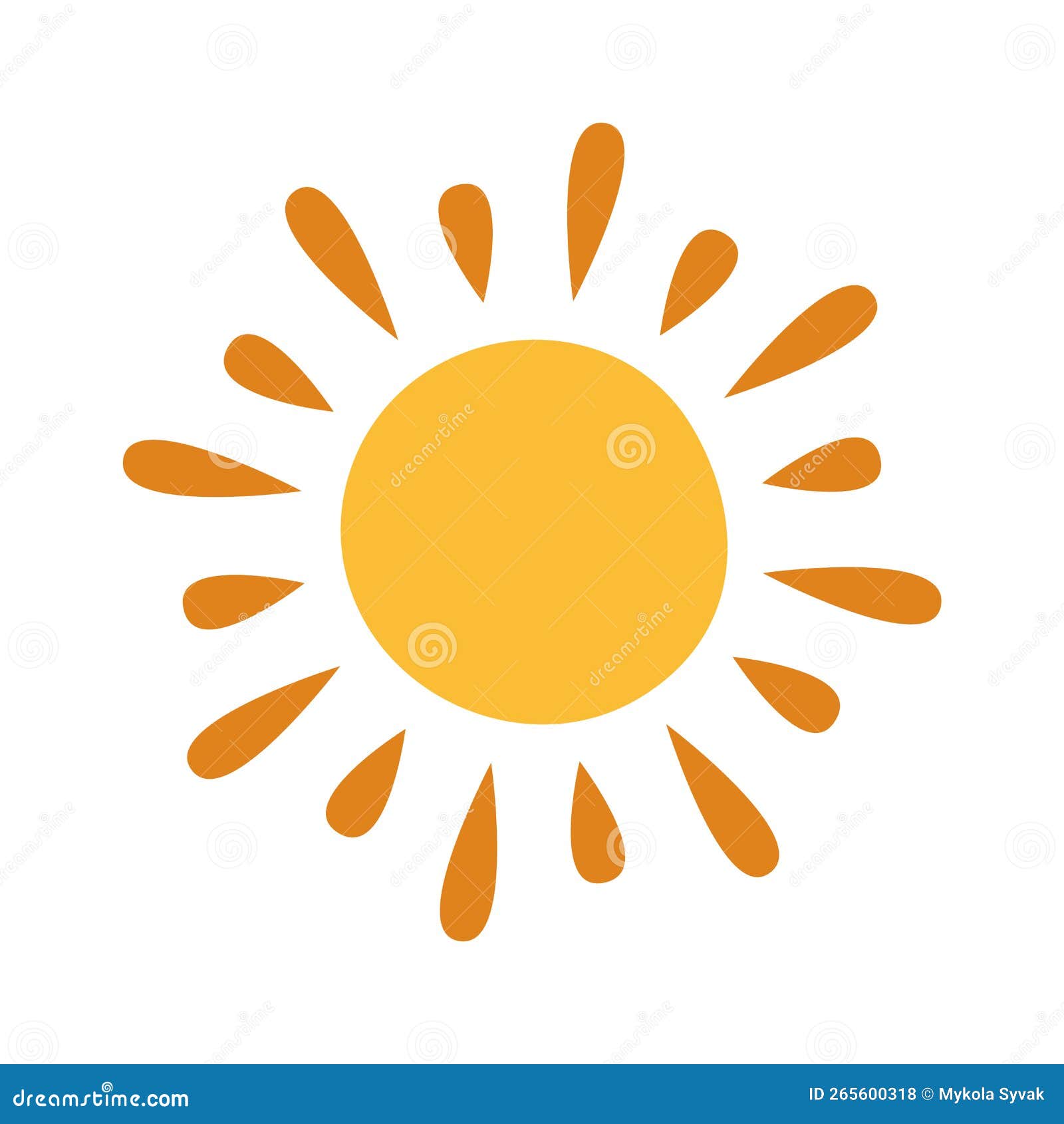 Sun Flat Icon Solar System Astrology Stock Vector - Illustration of ...