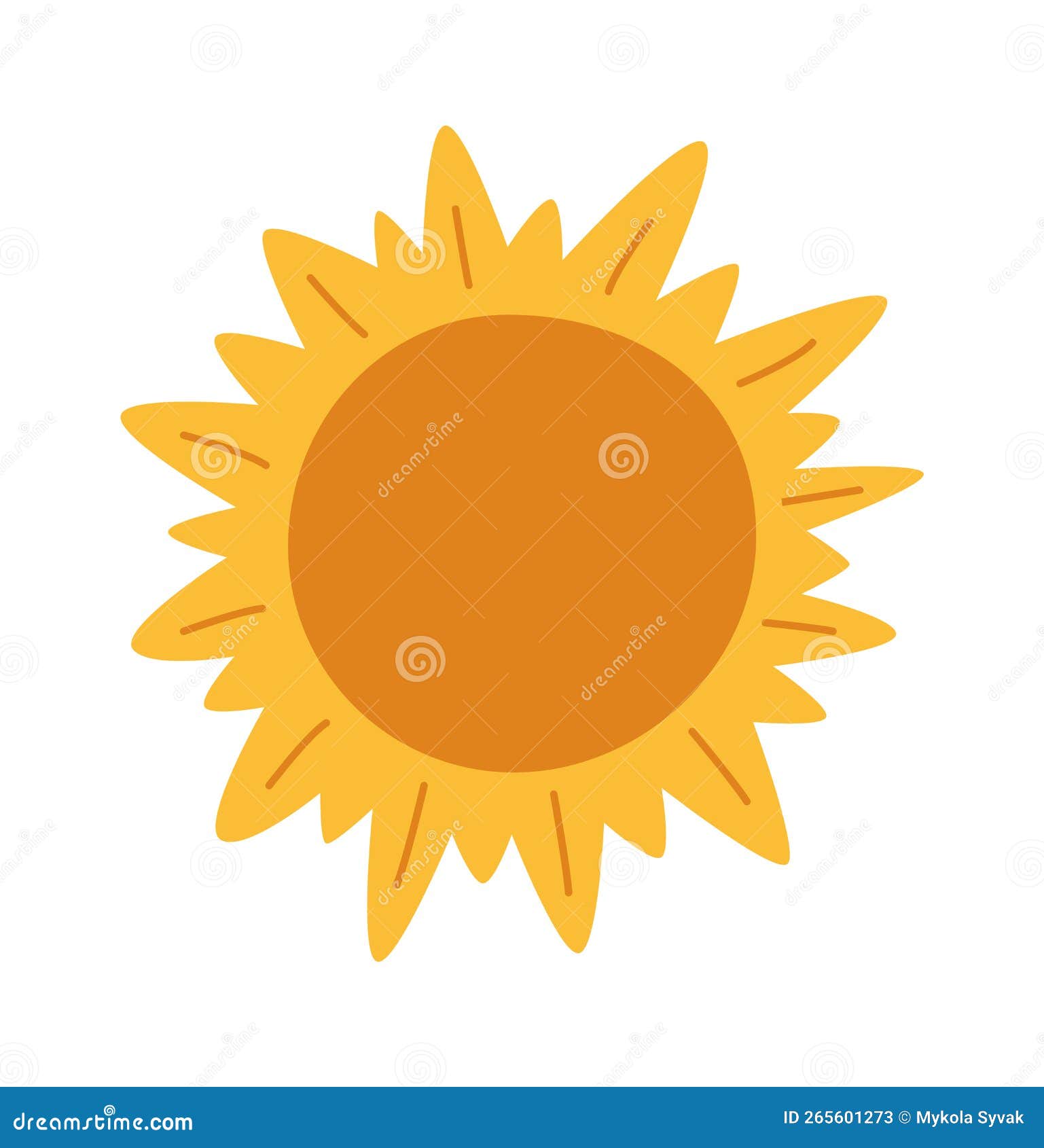Sun Flat Icon Solar System Astrology Stock Vector - Illustration of ...