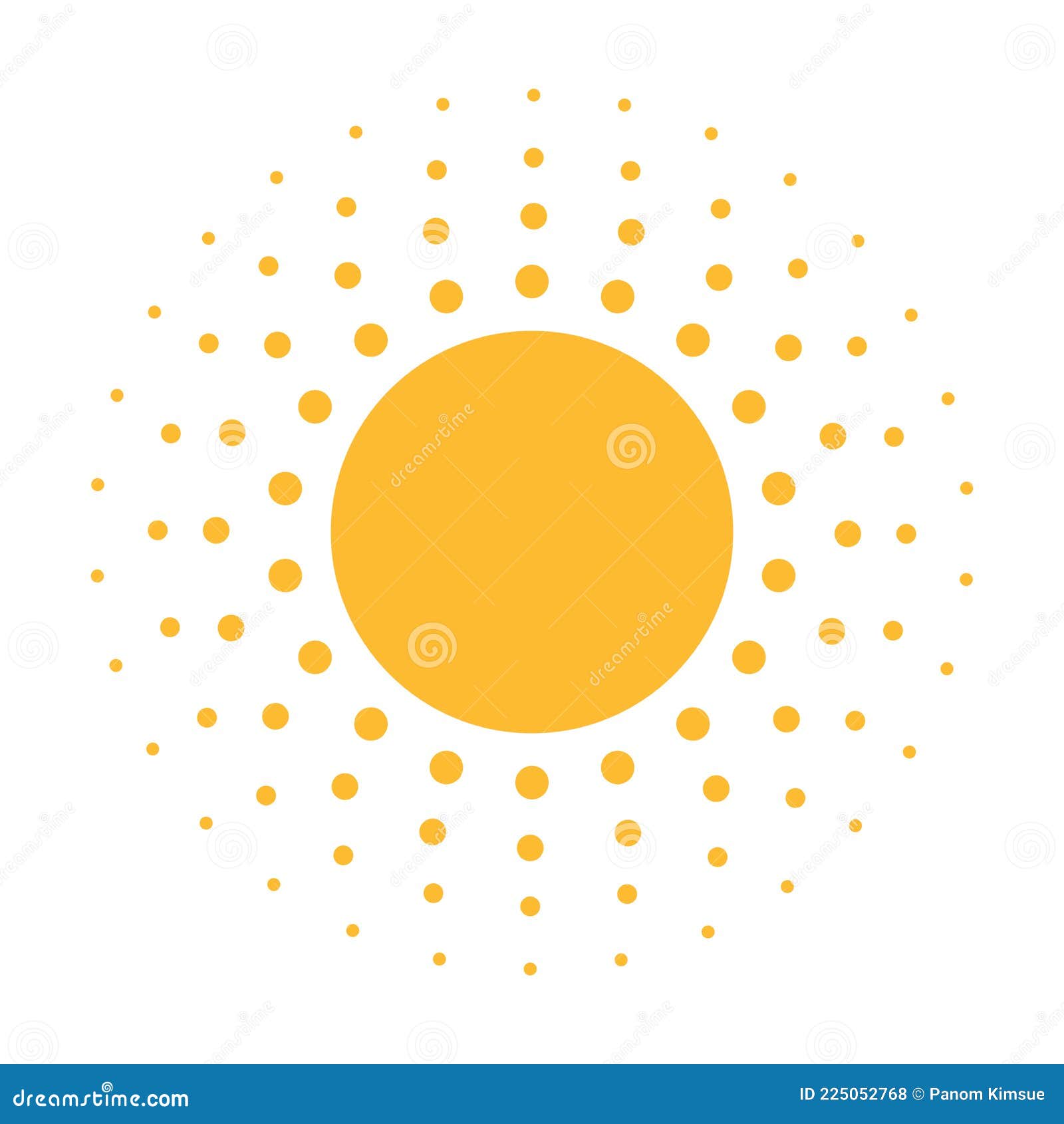 Sun Flat Icon Vector. Summer Pictogram. Sunlight Symbol Stock Vector ...