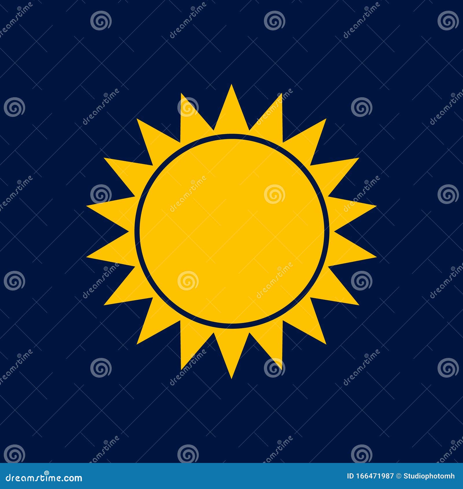 Sun Flat. Simple Vector Modern Icon Design Illustration Stock Vector ...