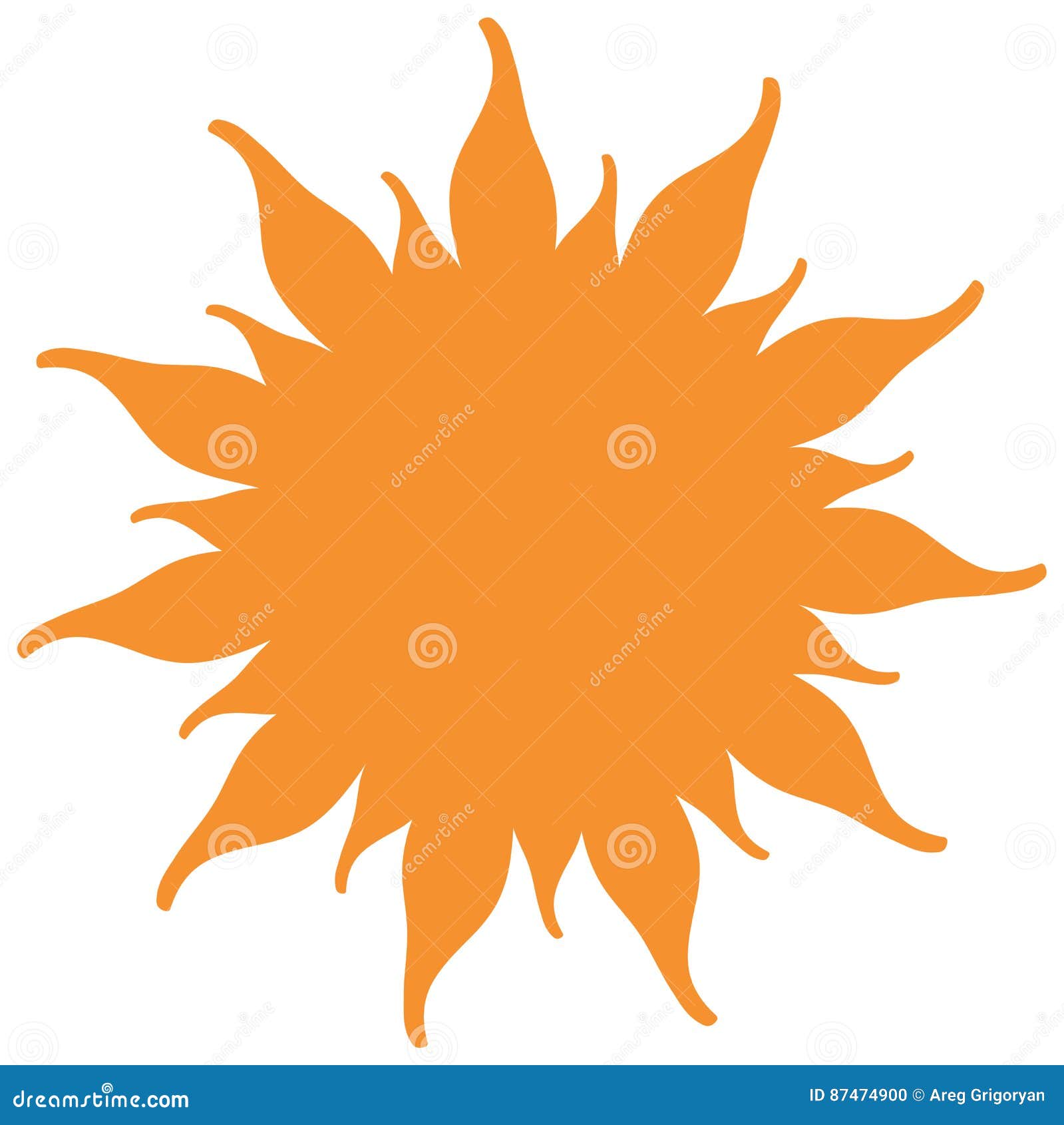 Sun-Form vektor abbildung. Illustration von tageslicht - 87474900