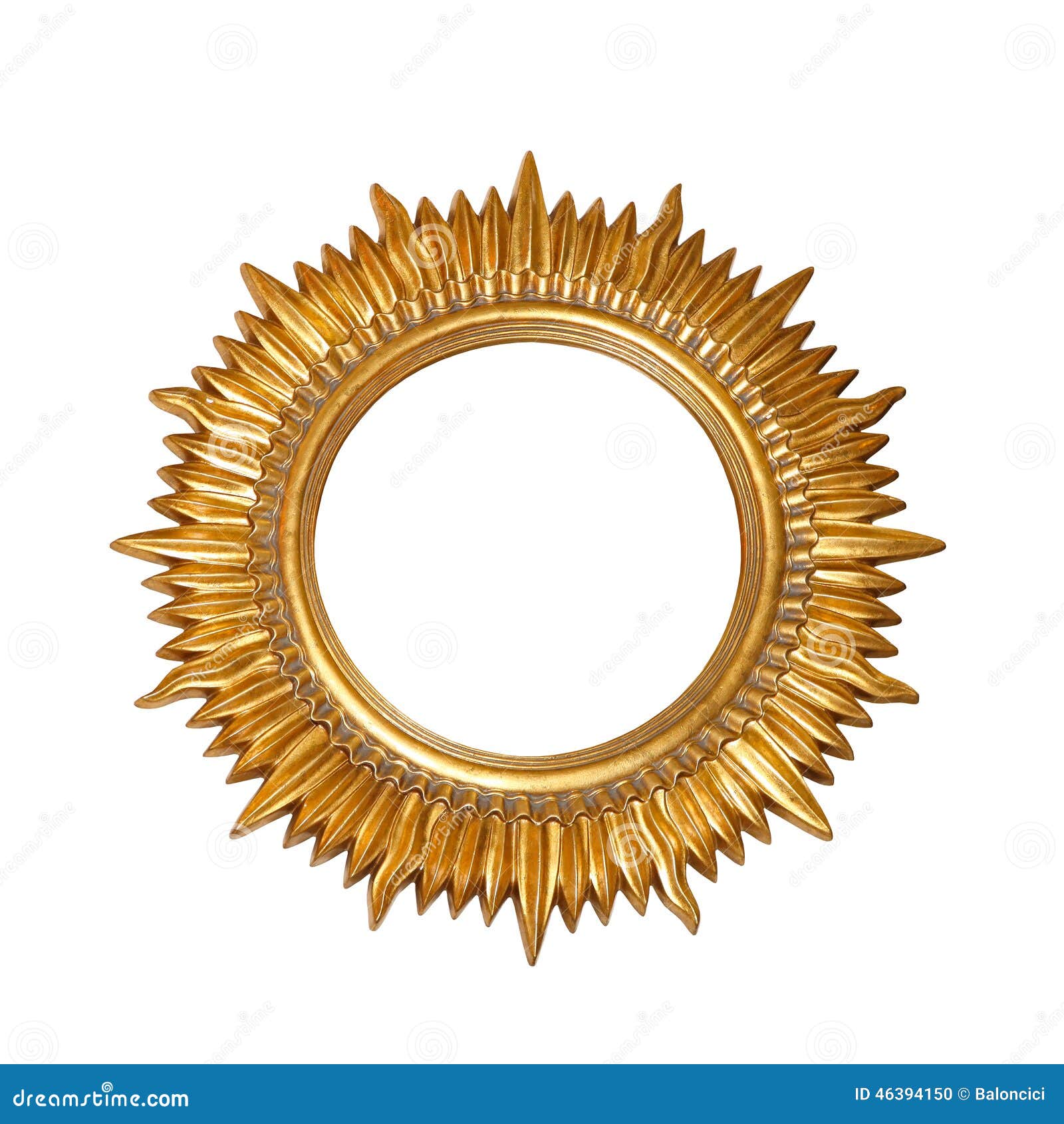 Sun frame stock photo. Image of decorative, golden, frame - 46394150