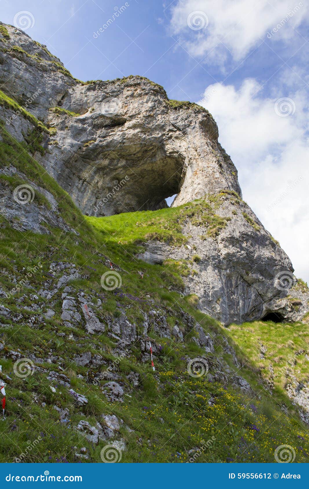 The Sun Gate Landmark of Lotru Mountains Stock Photo - Image of blue ...