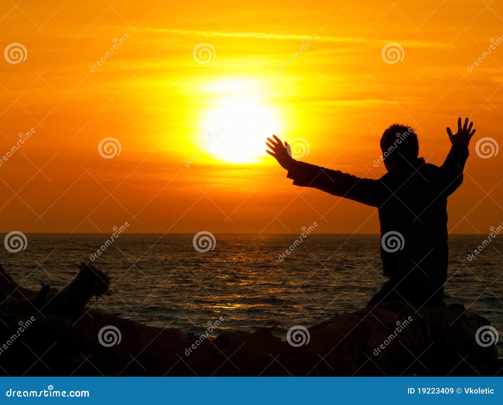 Sun gazing stock image. Image of staring, conservation - 19223409