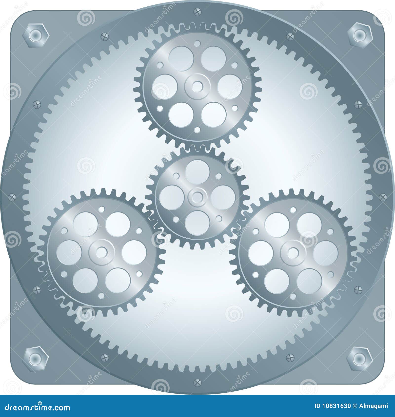 Sun gear stock vector. Illustration of concept, circle - 10831630