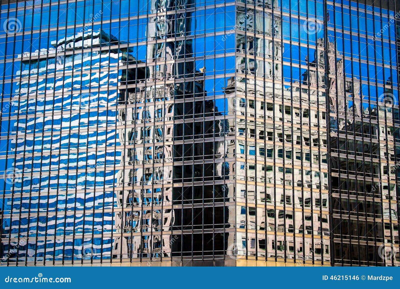 Sun Glare in Vegas Buildings Sky Scraper Stock Photo - Image of pattern ...