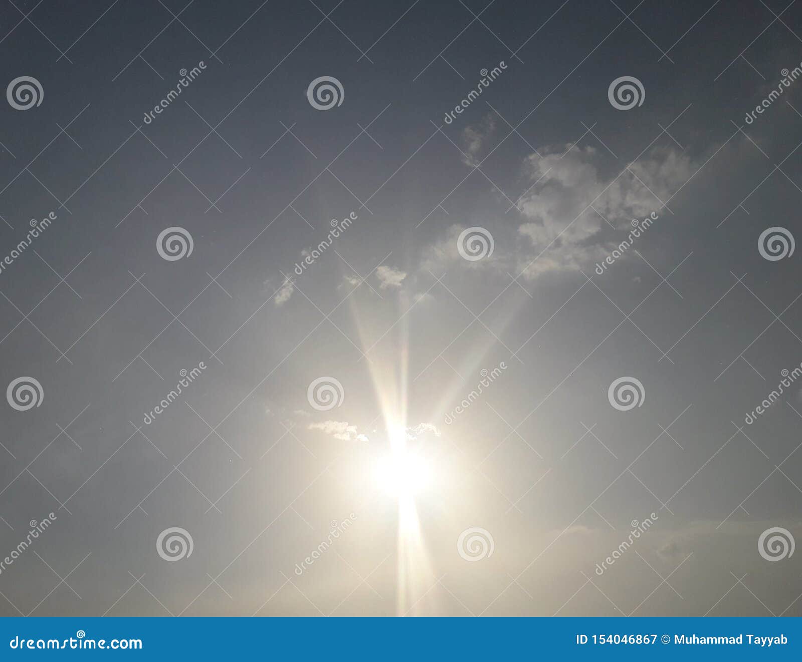Sun Glaring in the Evening! Stock Image - Image of natures, light ...