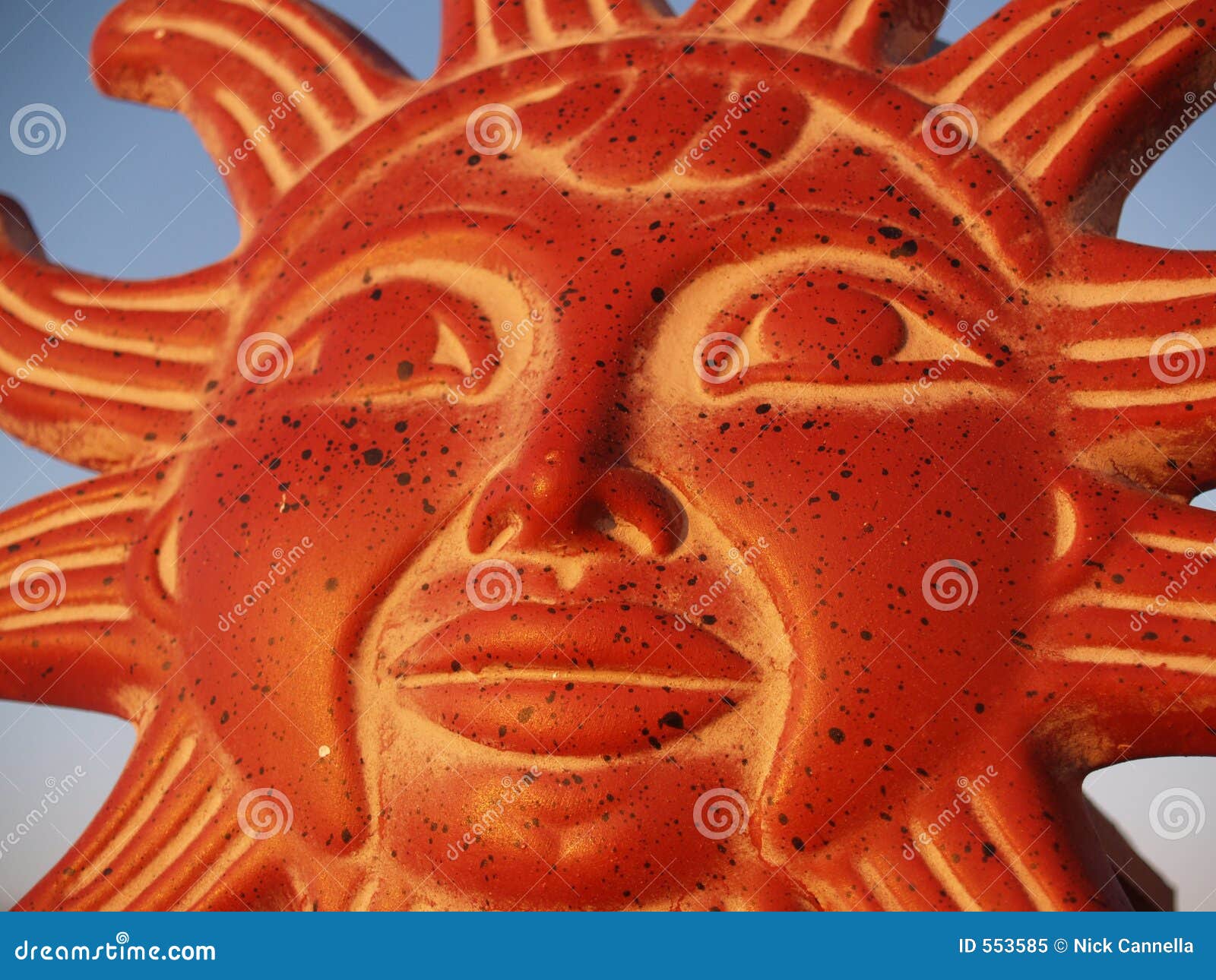 Sun God In The Sky Royalty Free Stock Photo - Image: 553585