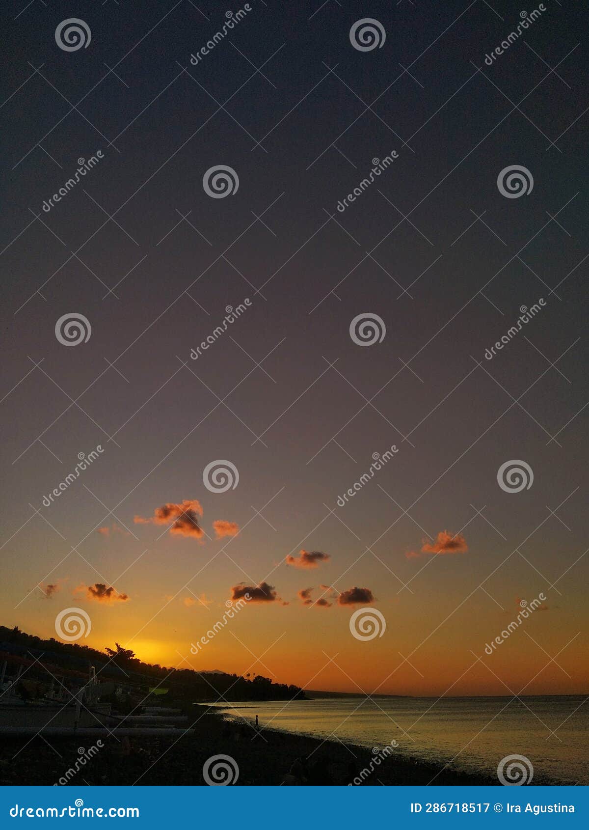 When sun goes down stock image. Image of dawn, summer - 286718517