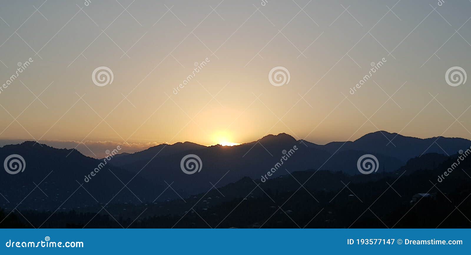 Sun goes up, morning stock image. Image of sunflowers - 193577147
