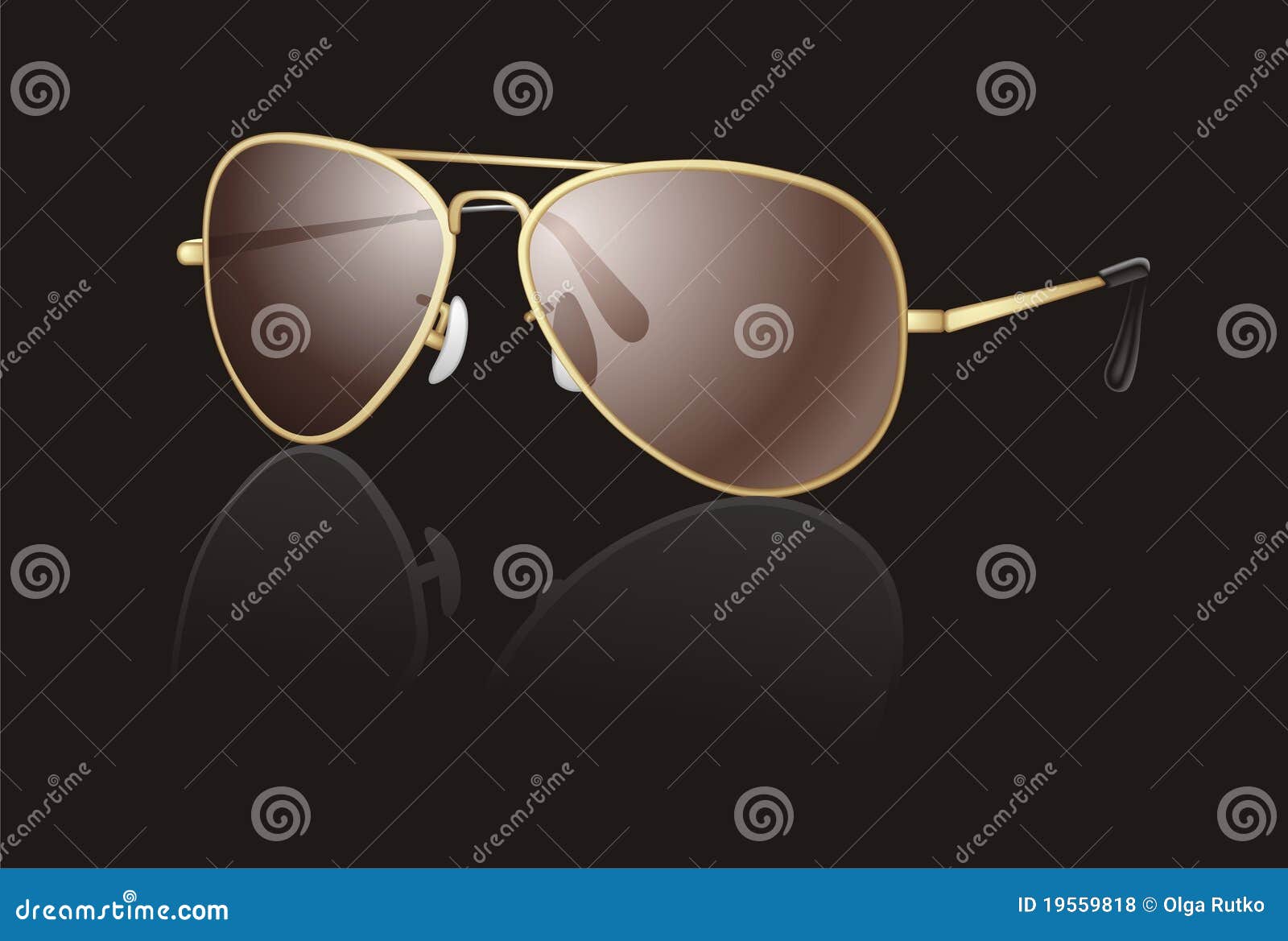 Sun Goggles stock vector. Illustration of objective, equipment - 19559818