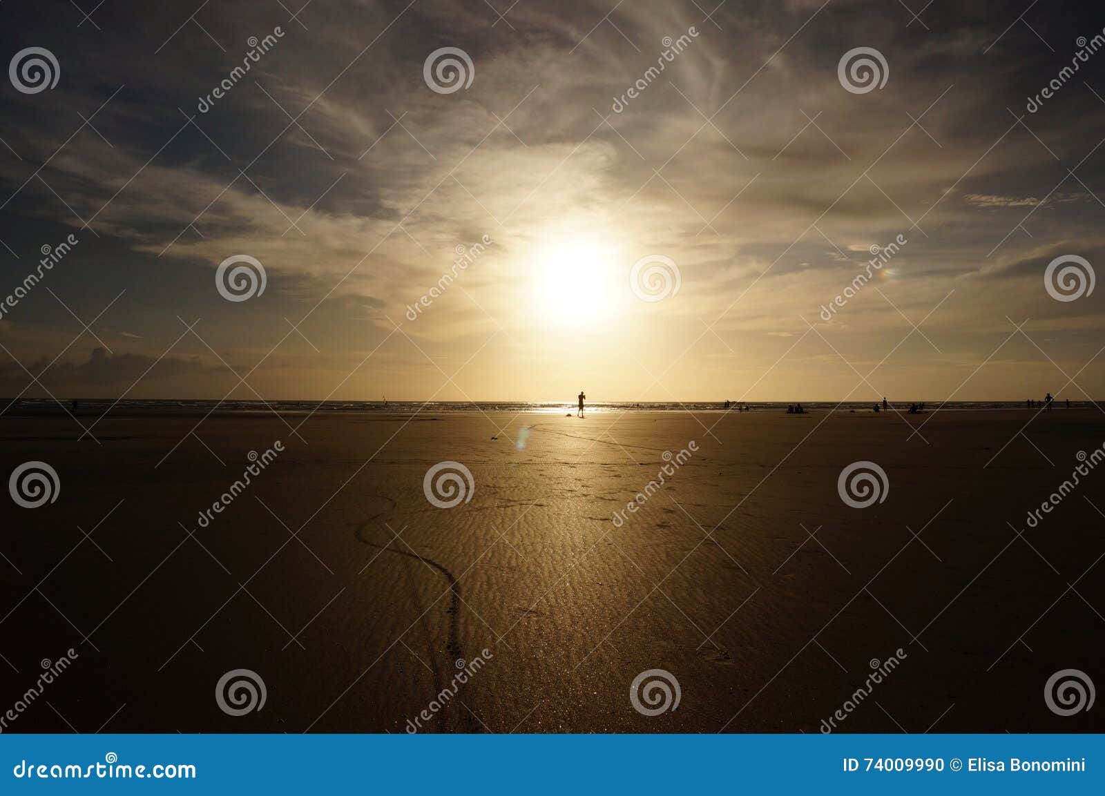 Sun is going down stock photo. Image of tropical, sand - 74009990