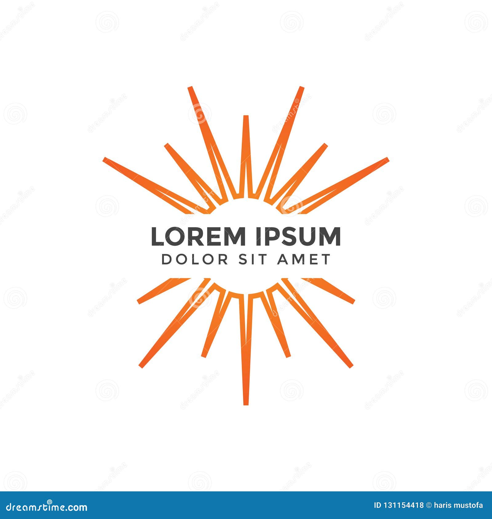 Abstract Sun Graphic Design Template Vector Illustration Stock Vector ...