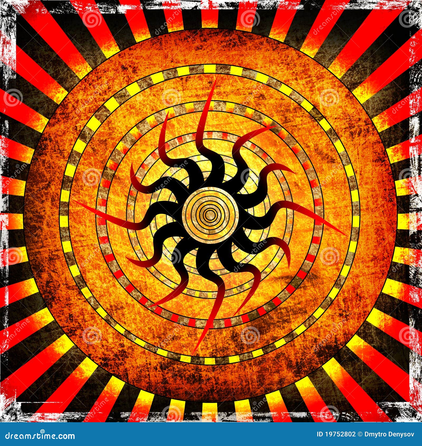 Sun grunge background stock illustration. Illustration of background ...